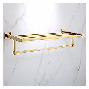 Towel Racks Towel Rail for Bathroom,Brass Hand Towel Holder Bar Wall Mounted Hand Towel Bar Bathroom Towel Holder Kitchen Dish Cloths Hanger/Glass Dressing Table/a (Color : Bath Towel Holder, Size :