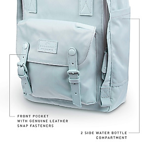 Doughnut Macaroon Nature Pale Series 16L Travel School Ladies College Girls Lightweight Commuter Casual Daypacks Bag Backpack (Raindrop)