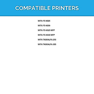 LD Compatible Toner Cartridge Replacement for Kyocera TK-477 (Black, 2-Pack)