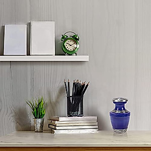 Keepsake Urns, Purple Urns Set of 6, Set of Six Keepsake Urns, Hand Crafted in India by Small Family Business.