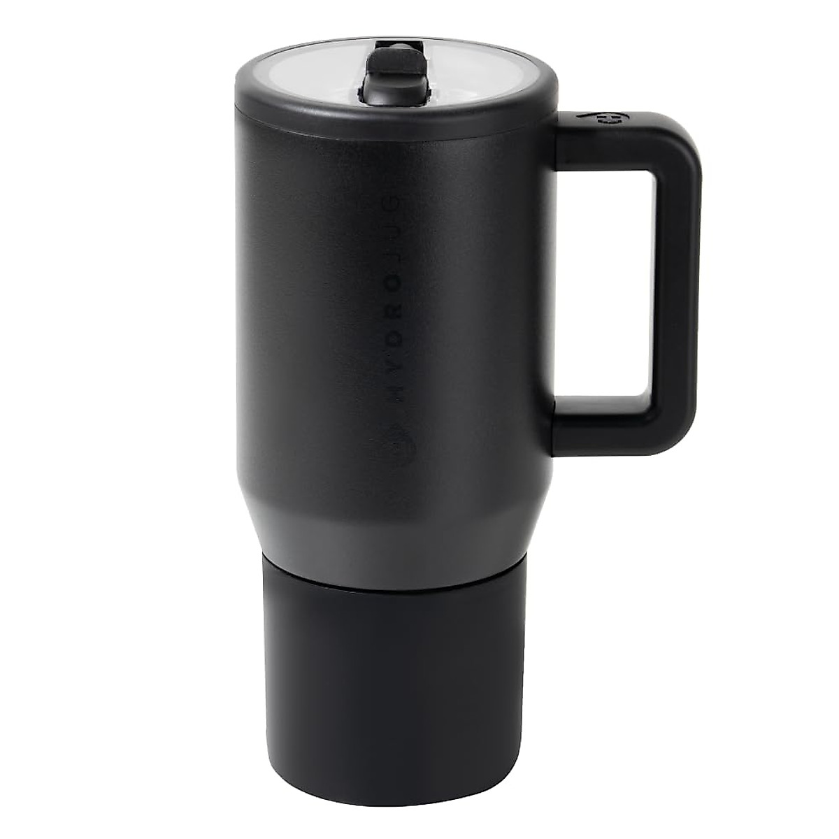 HydroJug Black 20oz Traveler + Replacement Straws