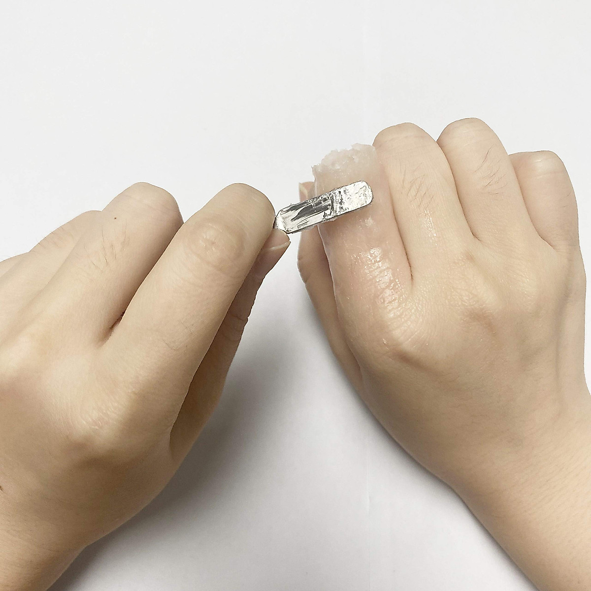 Wismee 5Pcs Makeup Spatula tool metal Set Professional Beauty Stainless Steel Cosmetics Mixer Long Metal Spatula Depotting Mixing Tool (#1+#2)