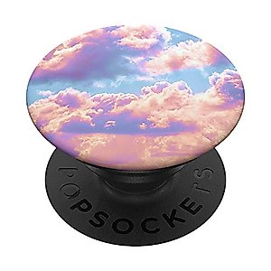 Aesthetic Pastel Pink Lavender Purple Clouds Dreamy Sky PopSockets PopGrip: Swappable Grip for Phones & Tablets