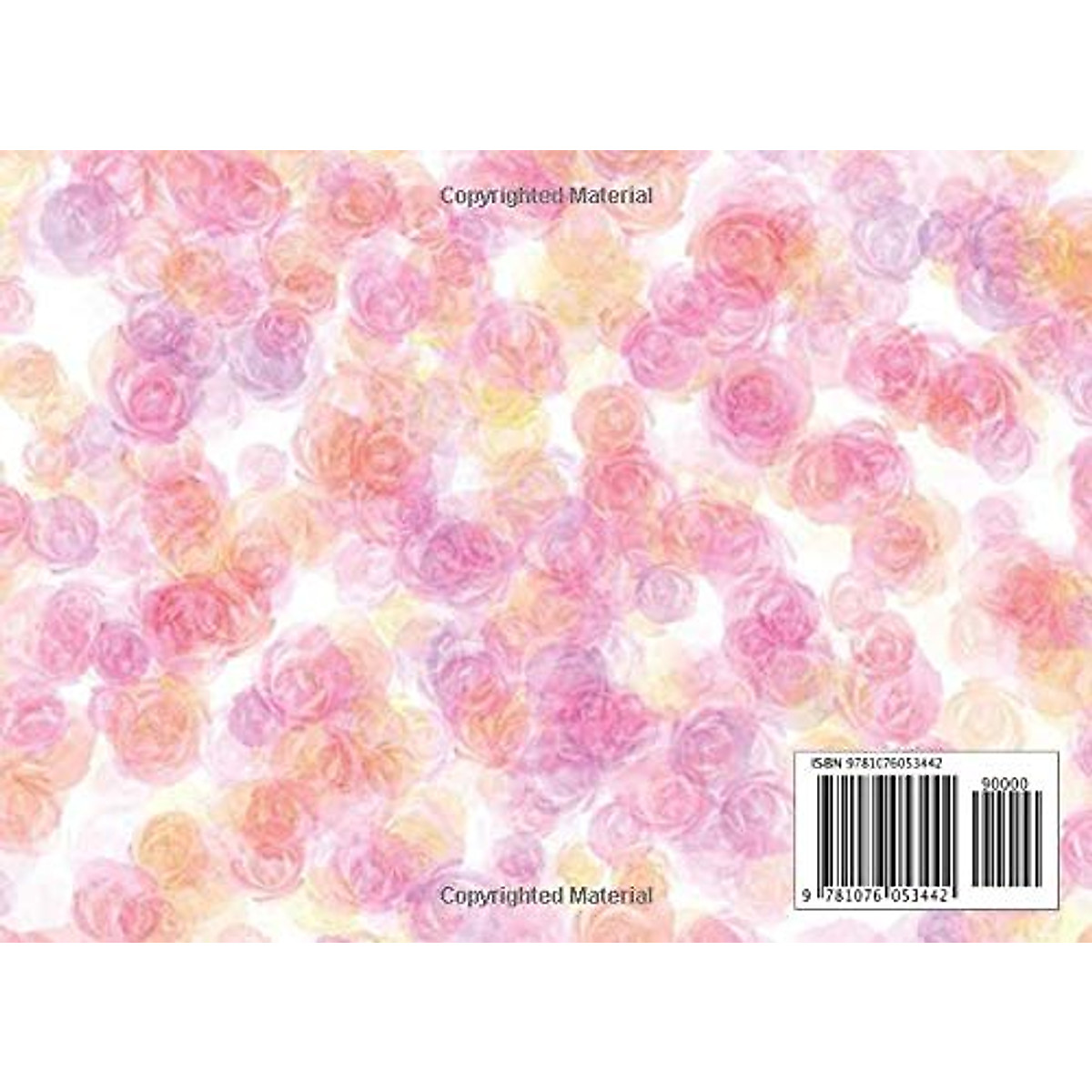 Baby Shower Guest Book: Cartoon Floral Unicorn Pink Roses Sweet Flowers Background Sign-in Guestbook + Memory Picture Keepsake and Gift Tracker Log Pages - 8.25 x 6