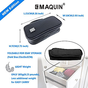 EMAQUIN Travel and Storage Carrying Case Bag for Bose Soundlink Flex Speaker(Enjoy Music Without Taking The Speaker from The Bag,Water Repellent,Good Protection,Black)