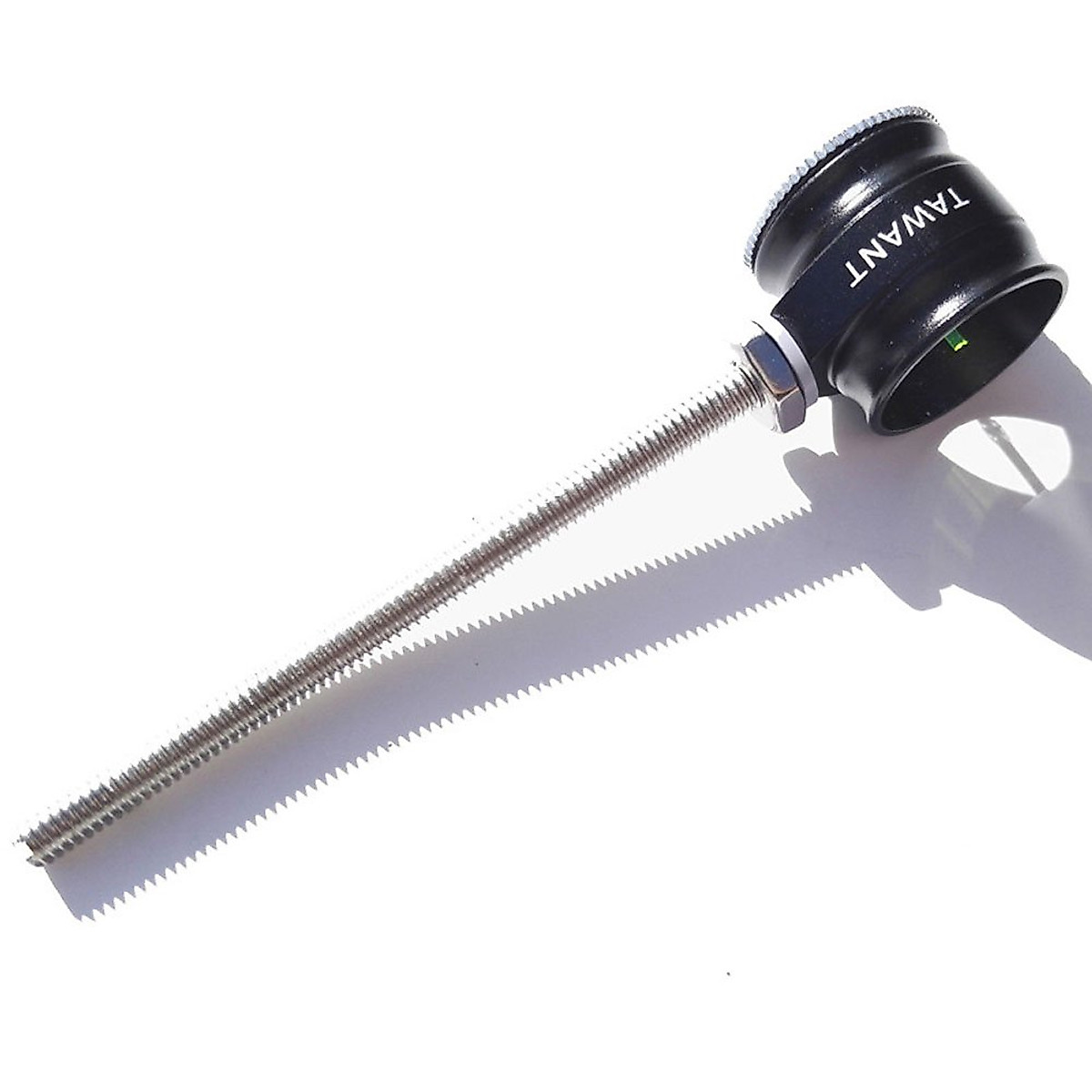 Archery Recurve Bow Sight Scope Sight Pin with 0.5/0.75/1.0 Optical Fiber Arrow Aluminum Sight for Hunting Bow Accessory (Black, 1.0)