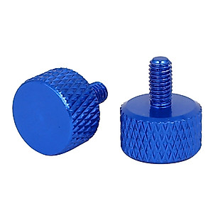 Aexit Computer PC Cleaning & Repair Graphics Card Aluminum Alloy Knurled Thumb Screws Computer Screws M3x6mm 4pcs