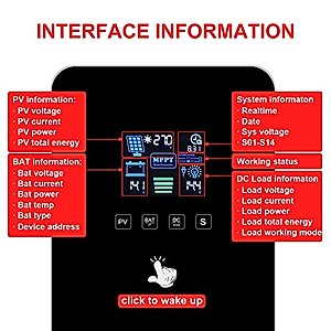MPPT Charge Controller 60A +WIFI Cloud Moduel，12V/24V Auto Max Input 100V, 780W/1560W for Lead-Acid, Lithium Battery Charging , Common Negative. Support PC Software【WiFi module cloud APP monitoring 】
