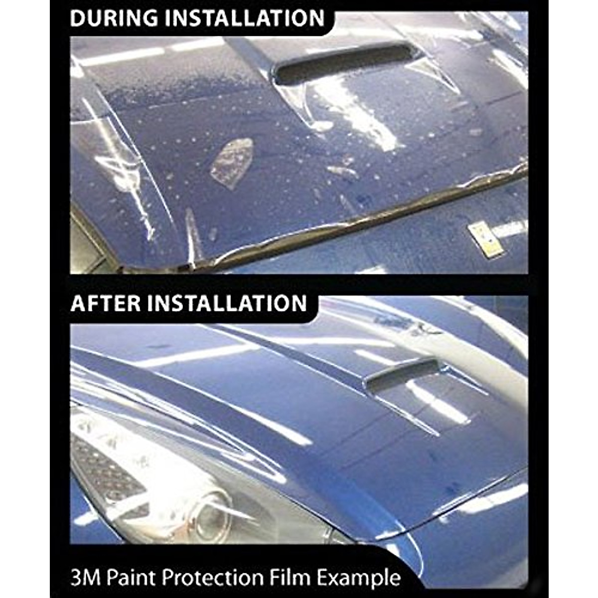VViViD Clear Paint Protection Bulk Vinyl Wrap Film 12 Inches x 120 Inches Including 3M Squeegee and Black Felt Applicator