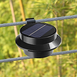 Solar Solar Light Garden Light Outdoor Home Lighting Indoor and Outdoor Induction Wall Light Street Light Automatically Turns On at Dark Waterproof (Size : 13LED lamp Black Shell Warm Light)