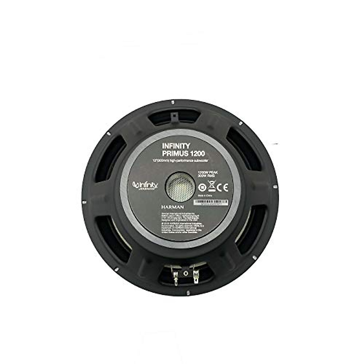 Infinity Primus 1200 12" Inch 2400W Car Audio Subwoofer High Performance Sub (Infinity Primus 1200=X1)