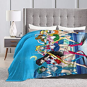 Somny Air Coitioner Blanket Cartoon Blanket Flannel Fleece Blanket Ultra Soft Lightweight Throw Blanket for Bed Couch Living Room 50''X40''