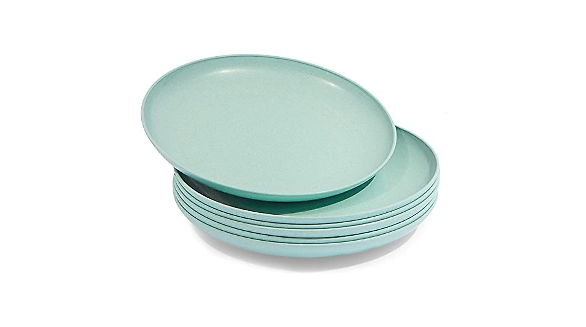 Okuna Outpost Unbreakable Wheat Straw Plates - 6 Pack