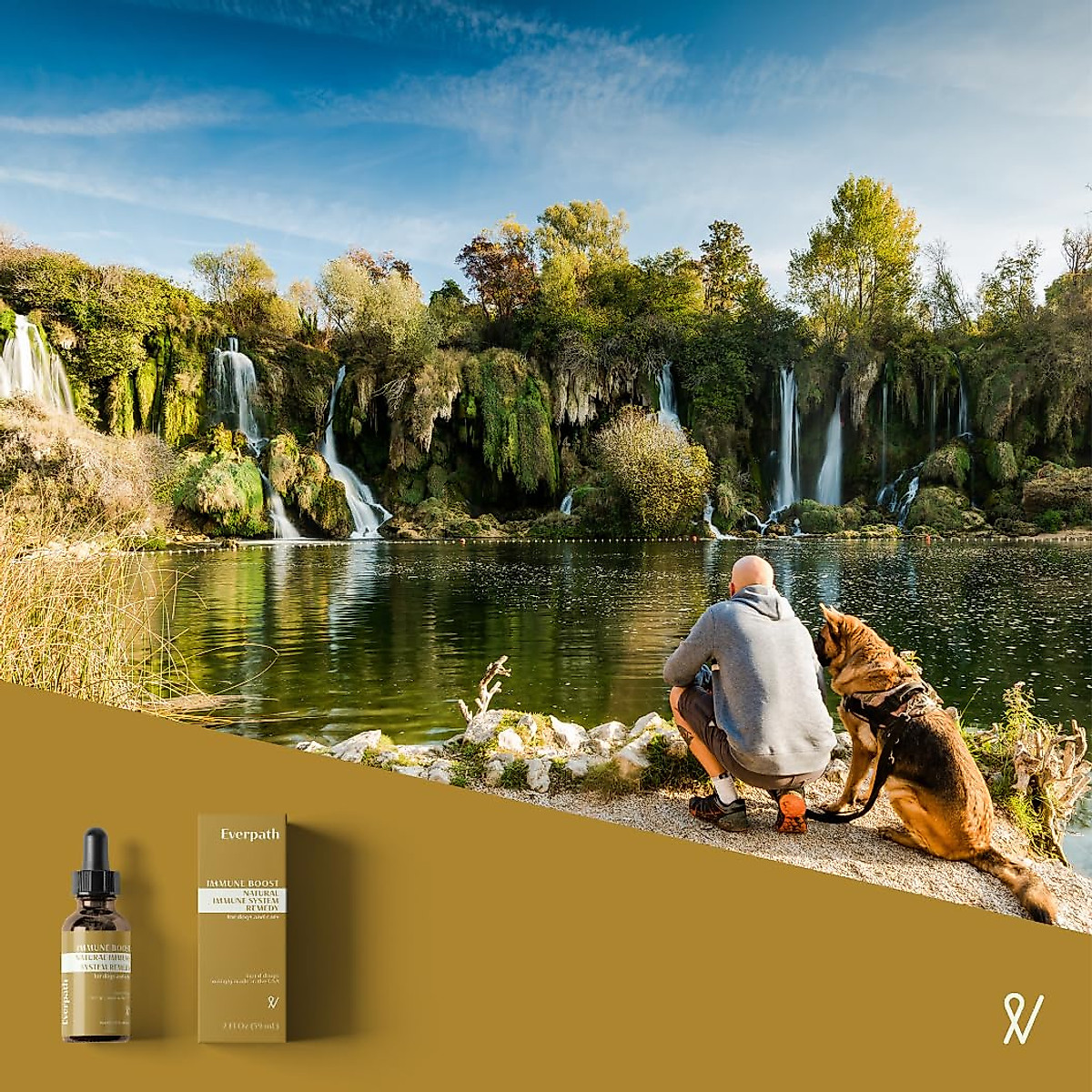 2024 Everpath Upgraded Immune Support for Dogs and Cats - 2 Fluid Ounces/60mls | USA Made| Strengthens & Improves Immune Health | Supports Overall Health and Vitality | Natural Solution for Pets