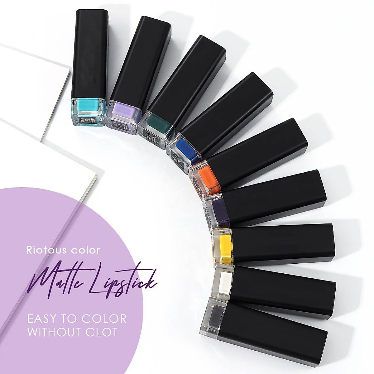 Kilshye Matte Lipstick Hight Pigment Lipsticks Long Lasting Lip Stick Waterproof Lips Gloss Cream Lipgloss Makeup for Women and Girls Pack of 1 (I- Orange 14)