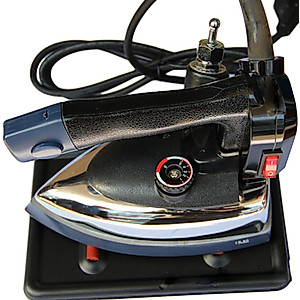 Rluii Silicone Iron Rest Pad/Black - 8.6" L x 5.7" W - Ironing Board Accessory