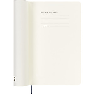 Moleskine Classic 18 Month 2022-2023 Weekly Planner, Soft Cover, Large (5" x 8.25"), Sapphire Blue