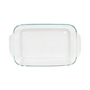 Pyrex Basics 2-qt Oblong with red cover
