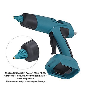 Hot Glue Cordless Quick Melting Handheld Electric Power Thermo Tool 60W PTC Heating for DIY Craft Carpentry Repairs