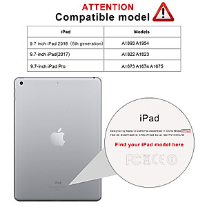 SPARIN 3 Pack Glass Screen Protector Compatible with iPad 6th 5th Generation 9.7 inch/iPad Air 2, Tempered Glass, Alignment Frame