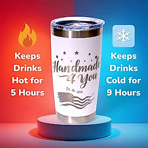 Made4You, 'It's My Birthday!', Laser Engraved Stainless Steel Tumbler, 20 Oz., Birthday Theme Gift, White Color, Gift to Celebrate Your Birthday