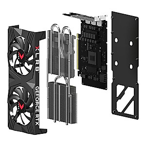 PNY GeForce RTX™ 4060 Ti 16GB XLR8 Gaming Verto™ OC Dual Fan Graphics Card DLSS 3 (128-bit, PCIe 4.0, GDDR6, HDMI/DisplayPort, Supports 4k, 2 Slot)