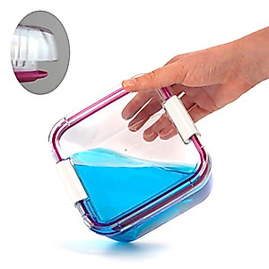 WC Redmon Visto MAX Cube QT Set of 4 Storage Bins, 5.71 Quart, Clear