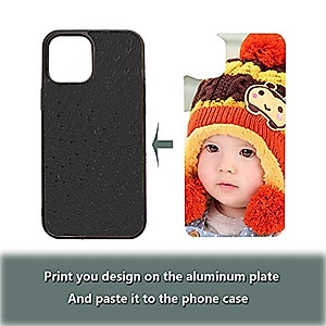 G HEAT-GOO 5PCS Sublimation Phone Case for iPhone 12 Pro Max 6.7 Inch Sublimation Blanks Printable Blank Phone Cases Customized Phone Covers for DIY