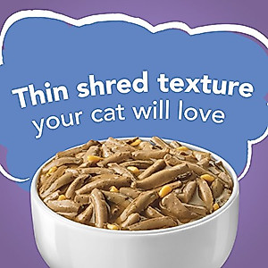 Purina Friskies Gravy Wet Cat Food, Shreds Turkey & Cheese Dinner - (24) 5.5 oz. Cans