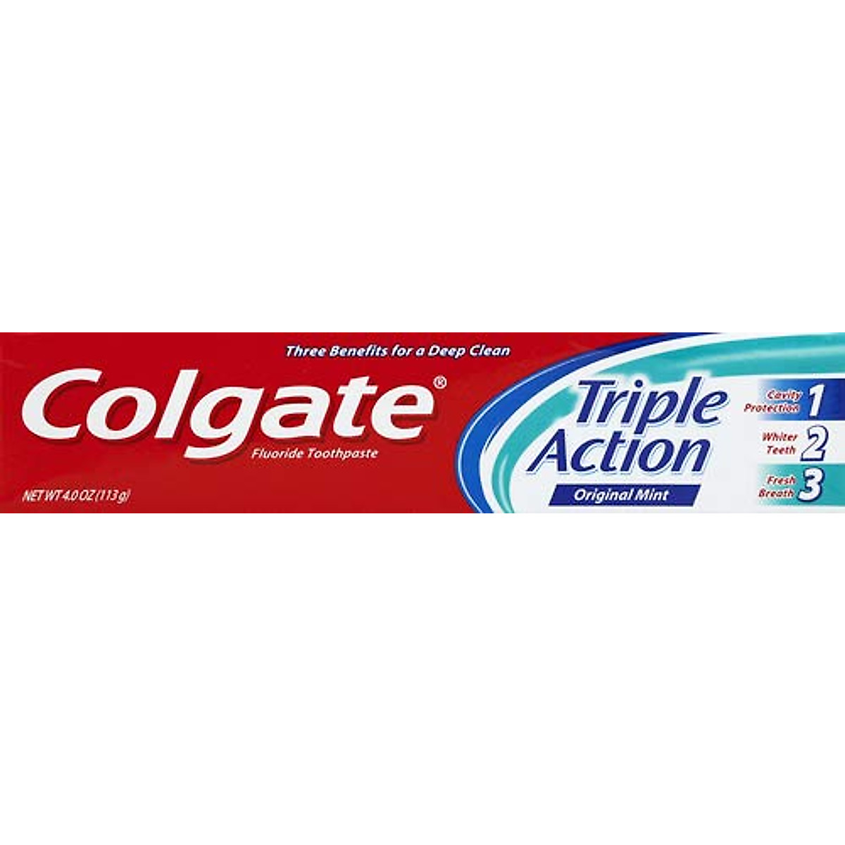 Colgate Triple Action Toothpaste, 4 Ounce