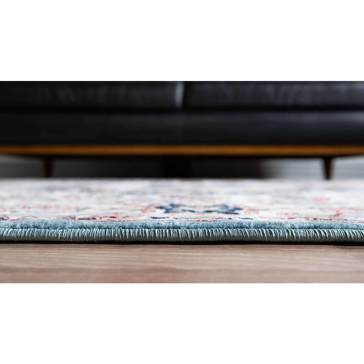 Unique Loom Narenj Collection Area Rug - Adams (10' x 13' 1" Rectangle Blue/Burgundy)