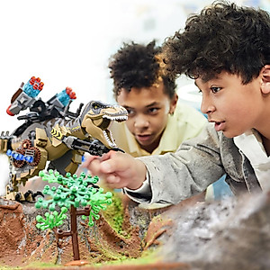 Mesiondy Building Blocks Toys Set 725 Pcs for Age 8 9 10 11 12 13 14 Years, Dinosaur Park World,Birthday Gifts for Boys and Girls……