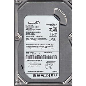 Seagate 80 GB 3.5-Inch SATA 7200 8 MB Bulk/OEM Hard Drive ST380815AS