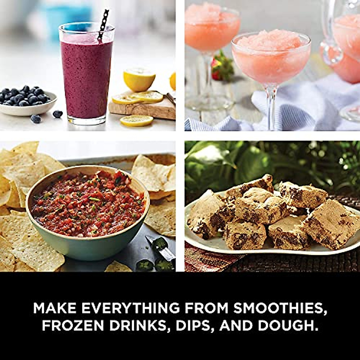 BL770 Mega Kitchen System, 1500W, w/ 72-oz Pitcher, 64-oz. Processor Bowl, (4) Four 16-oz. to-Go Cups