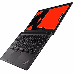 Lenovo 20L6S06G00 ThinkPad T480 Intel Core i7-8650U 14in FHD (1920x1080) IPS 16 GB RAM, 256GB SSD M.2 PCIe NVMe Opal2 Fingerprint Reader Win10 Pro (Renewed)