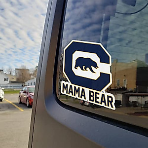 California Berkeley Sticker Golden Bears Mama Bear Logo Heavy-Duty Officially Licensed NCAA Car Decal Bumper Window Laptop Vinyl (Cal Berkeley Mama Bear)
