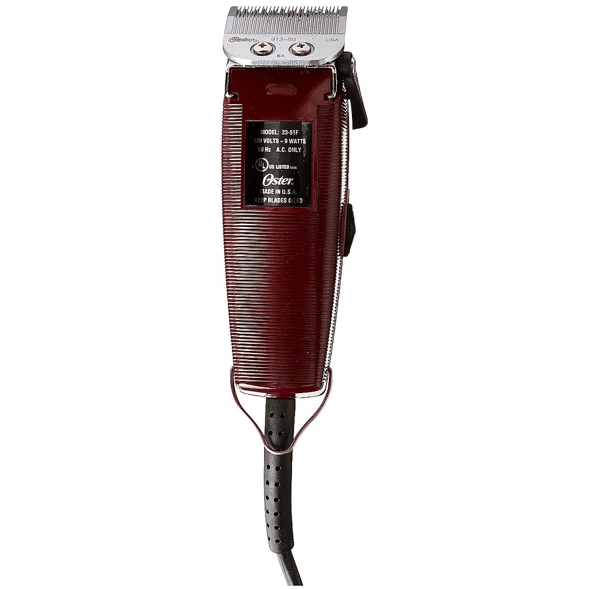 Oster Fast Feed Hair Clipper with Whisper-Quiet Motor, and Cryogen-X Blade Adjusts from (Size 000) to Medium Length (Size 1), Lightweight and Ergonomically Designed
