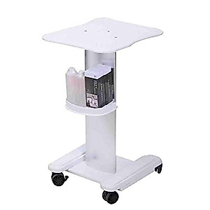 YGCBL Multifunction Portable Hand Trucks,Trolleyserving Trolley Cart Abs Plastic Aluminum Alloy Non-Slip High Capacity Universal Wheel with Lock Medical, Load Capacity 80 Kg,45X39X72Cm