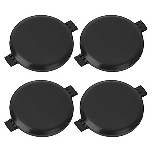 JIOTAR Termi-te Bait Station Replacement Cap/Lid for Advance Termi-te Monitoring Station, Black - 4 Pack