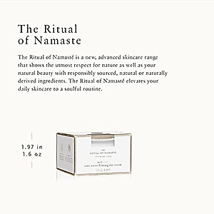 RITUALS Namaste Natural Active Firming Day Cream Refill - Face Moisturizer & Neck Cream with Gotu Kola, Shea Butter, Sesame Oil & Holy Lotus - 1.6 Fl Oz