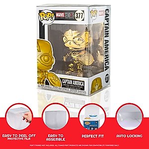 20 Pack Funko Pop Protector Display Case - Soft Plastic Protective Box Case to Keep Your Collection in Mint Condition - Showcase Your Collection with Durable, Clear Protectors