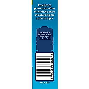 Systane Hydration Multi-Dose Preservative-Free Eye Drops Dry Eye Relief Twin Pack (2x10ml)