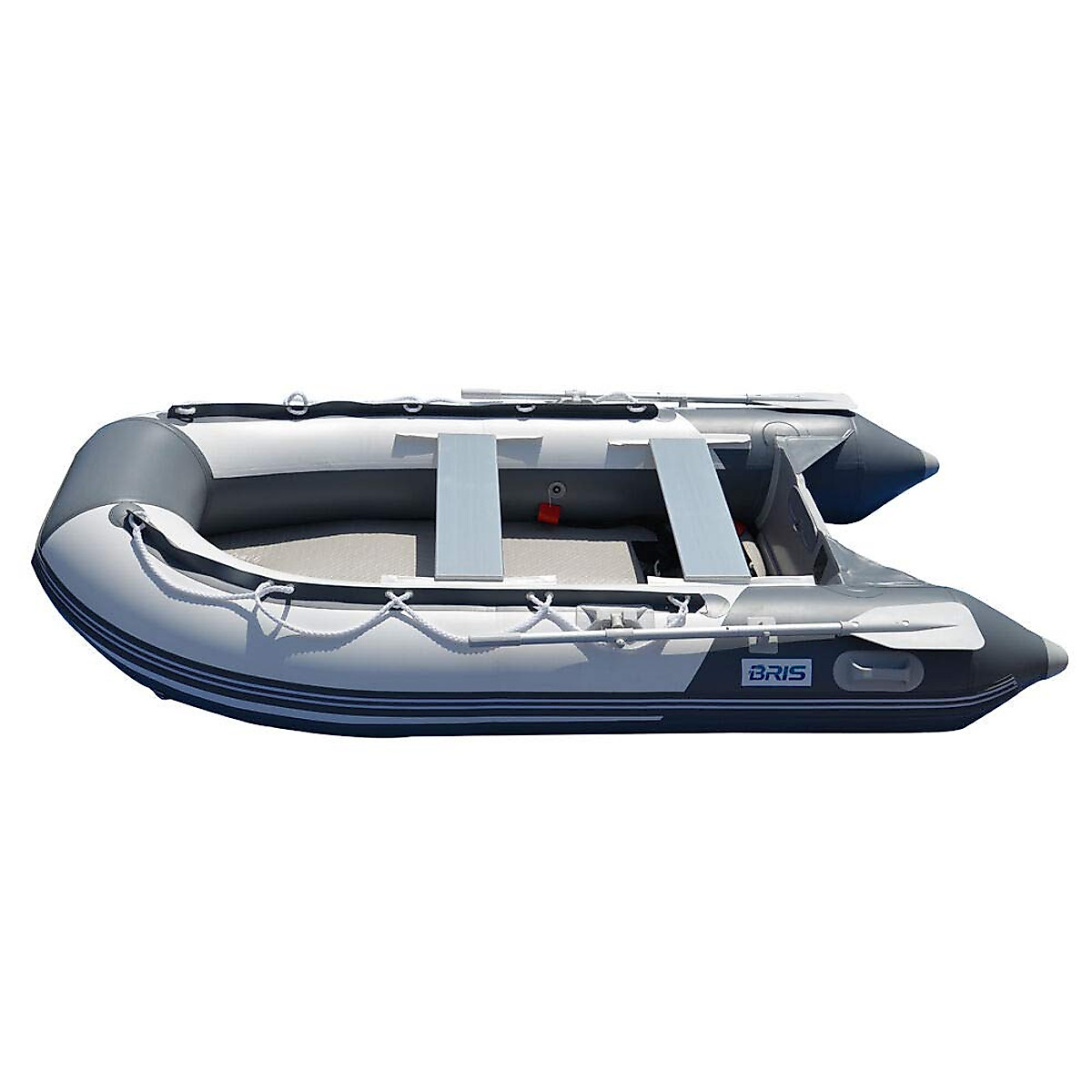 BRIS 10.8 ft Inflatable Boat Inflatable Dinghy Yacht Tender Raft with Air-Deck Floor