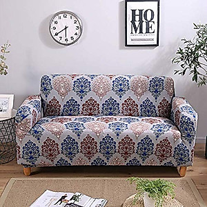 Elastic Cotton Wrap All-Inclusive Sofa Covers for Living Room Chair Couch Cover Loveseat Furniture Protector A17 3 Seater
