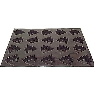 Sasa Demarle FP 1142 Flexipan Origine Christmas Tree Mold with 20 Cavities