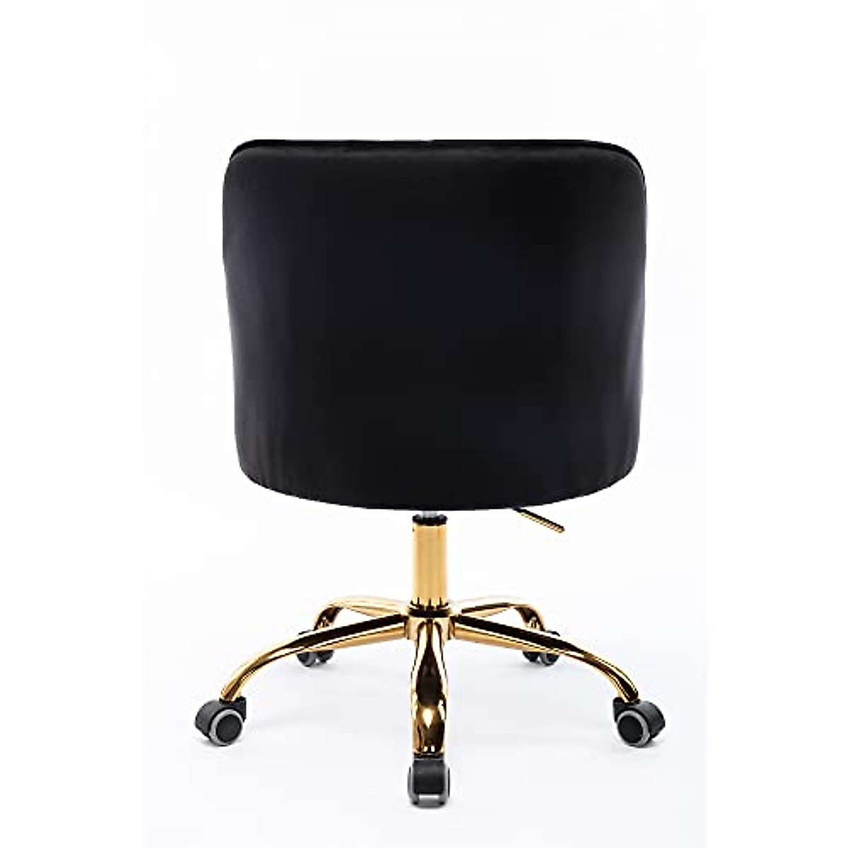 HomSof Home Office Desk Chair Modern Velvet Office Computer Chair Height Adjustable Mid-Back Task Chair