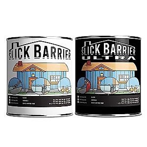 Slick Barrier Home Kit - Ultimate Pest Control Solution for Crawling Insects, Rodents & Squirrels - Water-Based & Solvent-Based Coatings - Durable & Long-Lasting - Easy Application - Ample Coverage