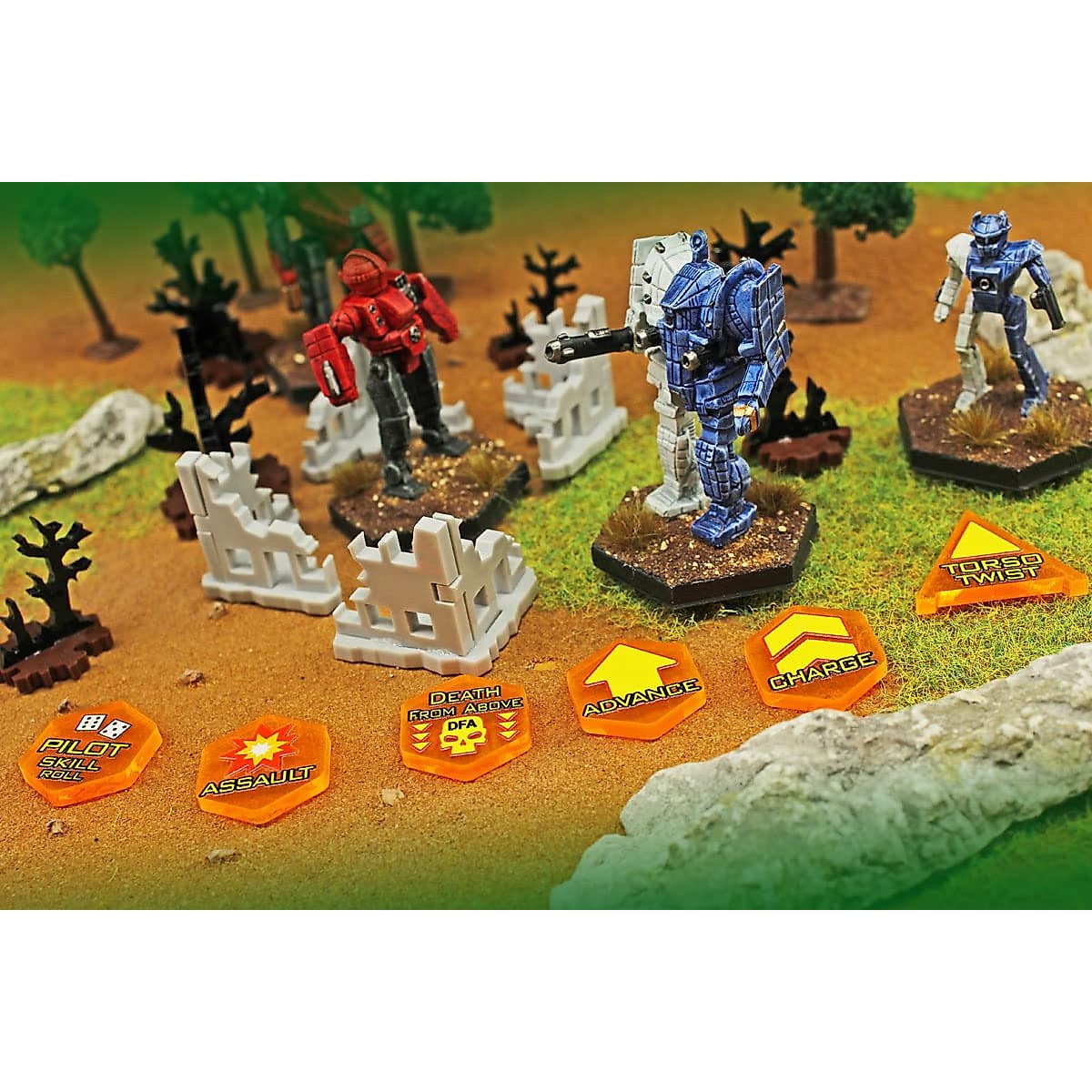 LITKO Mecha Combat Actions Token Set | Compatible with BattleTech (Variety Pack)