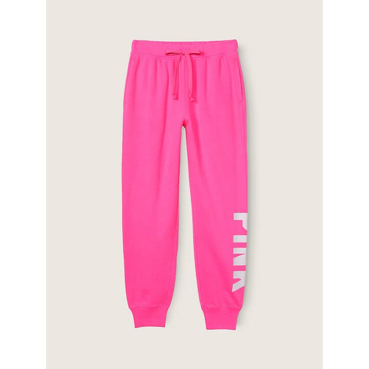 Victoria's Secret Pink Everyday Lounge Relaxed Jogger, Atomic Pink Wash, Large