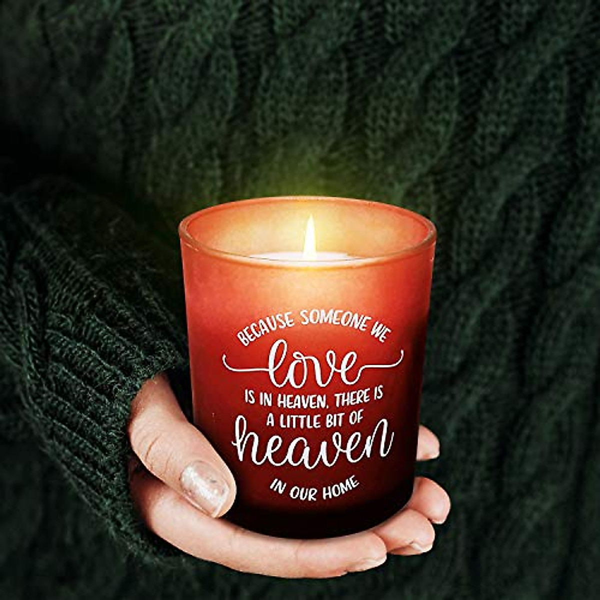 Memorial Gifts for Loss of Loved One - Express Your Sympathy Gift, Soy Wax Scented Candles, Bereavement Gifts - Sympathy Gifts for Loss of Mother, Father - Candles Gifts (Vanilla)